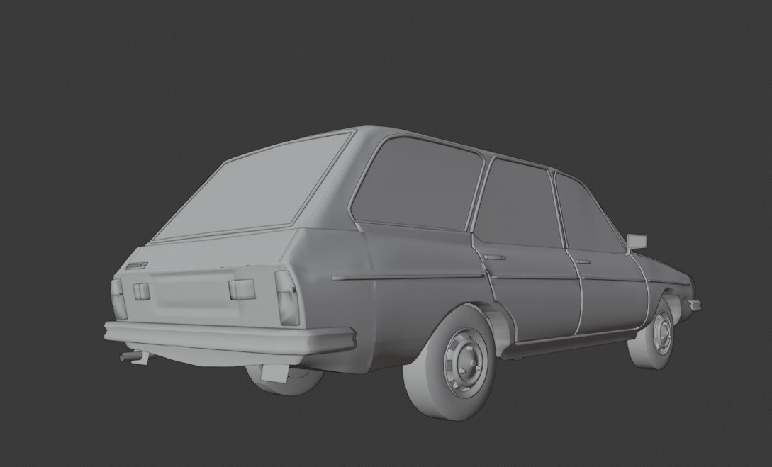 ArtStation - Renault 12 Car | Resources