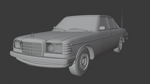 ArtStation - Mercedes Benz W123 Car | Resources