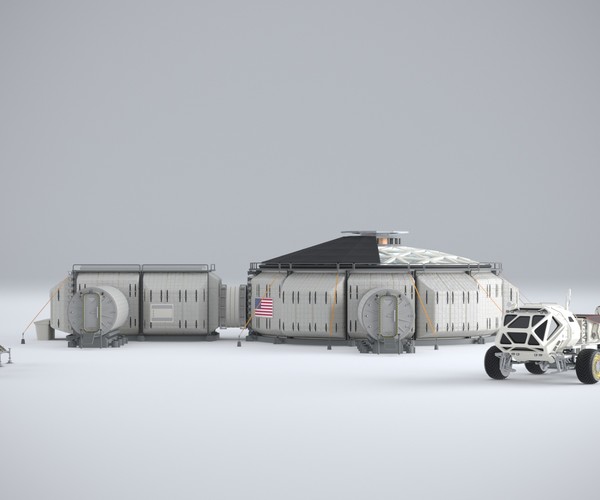 ArtStation - Martian colony base kitbash | Resources
