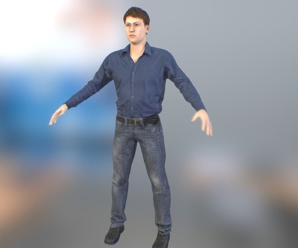 ArtStation - Male Office Man Character | Game Assets