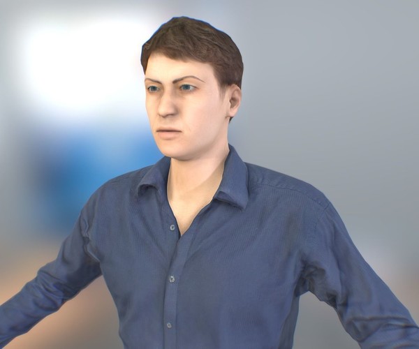 ArtStation - Male Office Man Character | Game Assets