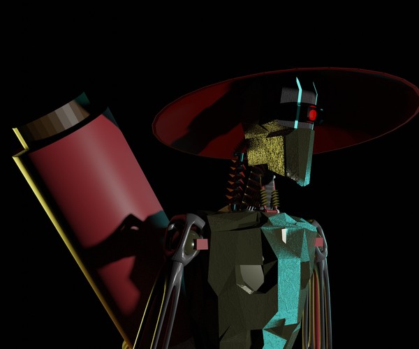 ArtStation - Samurai bot | Resources