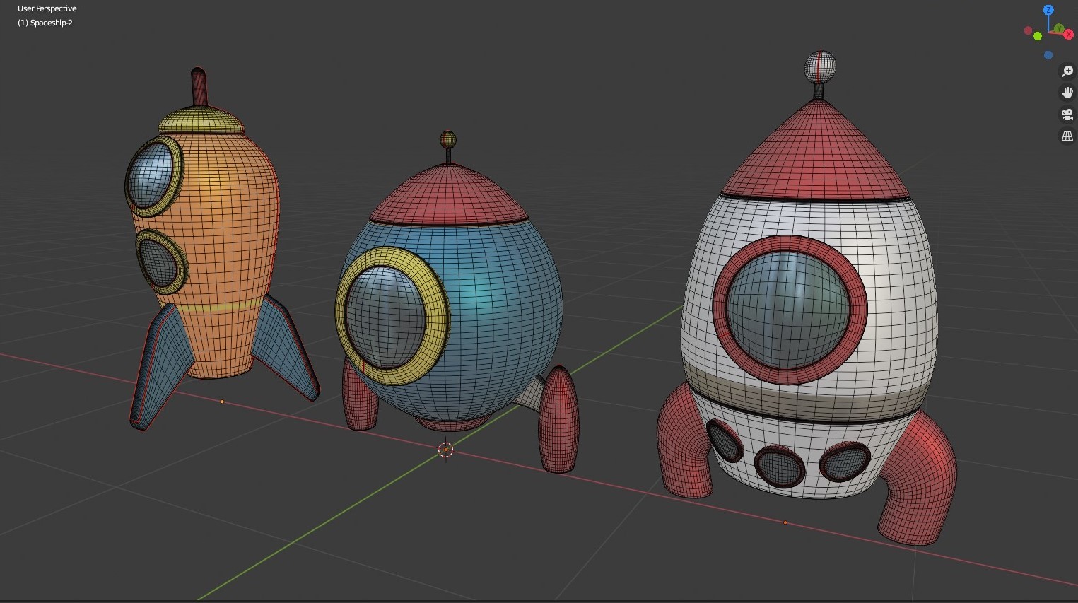ArtStation - Spaceship Cartoon | Game Assets