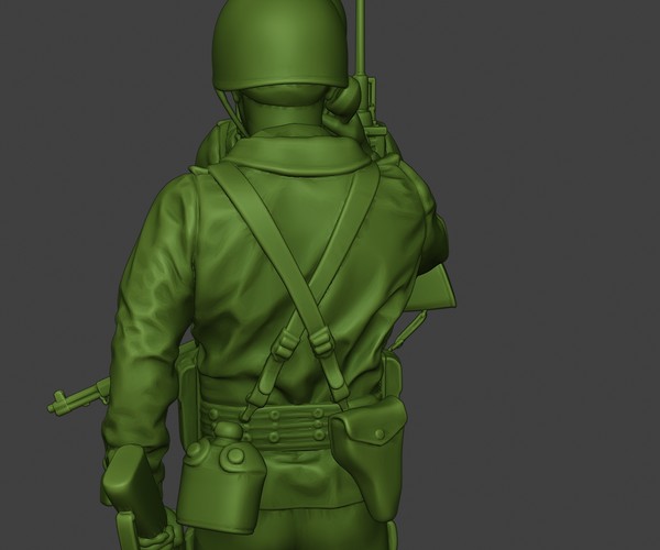 ArtStation - American engineer soldiers ww2 SCR-300 A9 | Resources