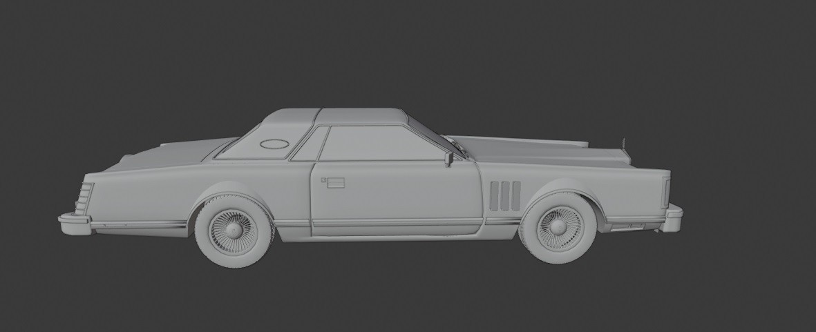 ArtStation - Lincoln Continental Mark V Car | Resources