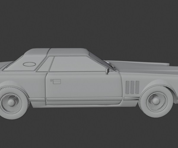 ArtStation - Lincoln Continental Mark V Car | Resources