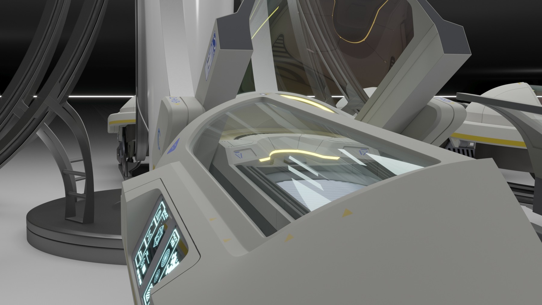 ArtStation - Sci Fi Cryogenic Pod | Resources