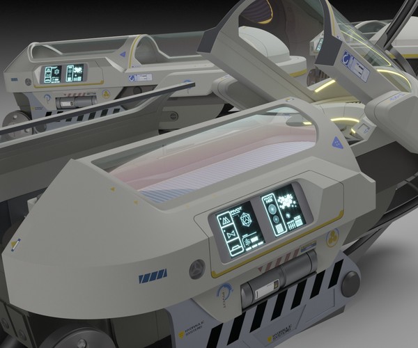 ArtStation - Sci Fi Cryogenic Pod | Resources
