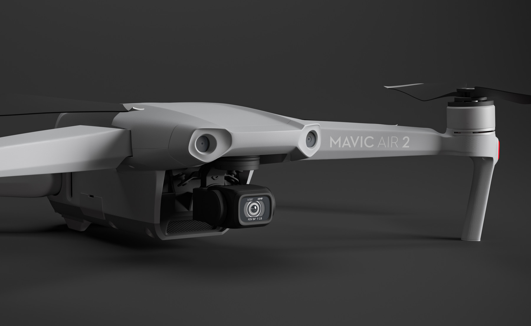 ArtStation - DJI Mavic Air 2 drone with transmitter | Resources