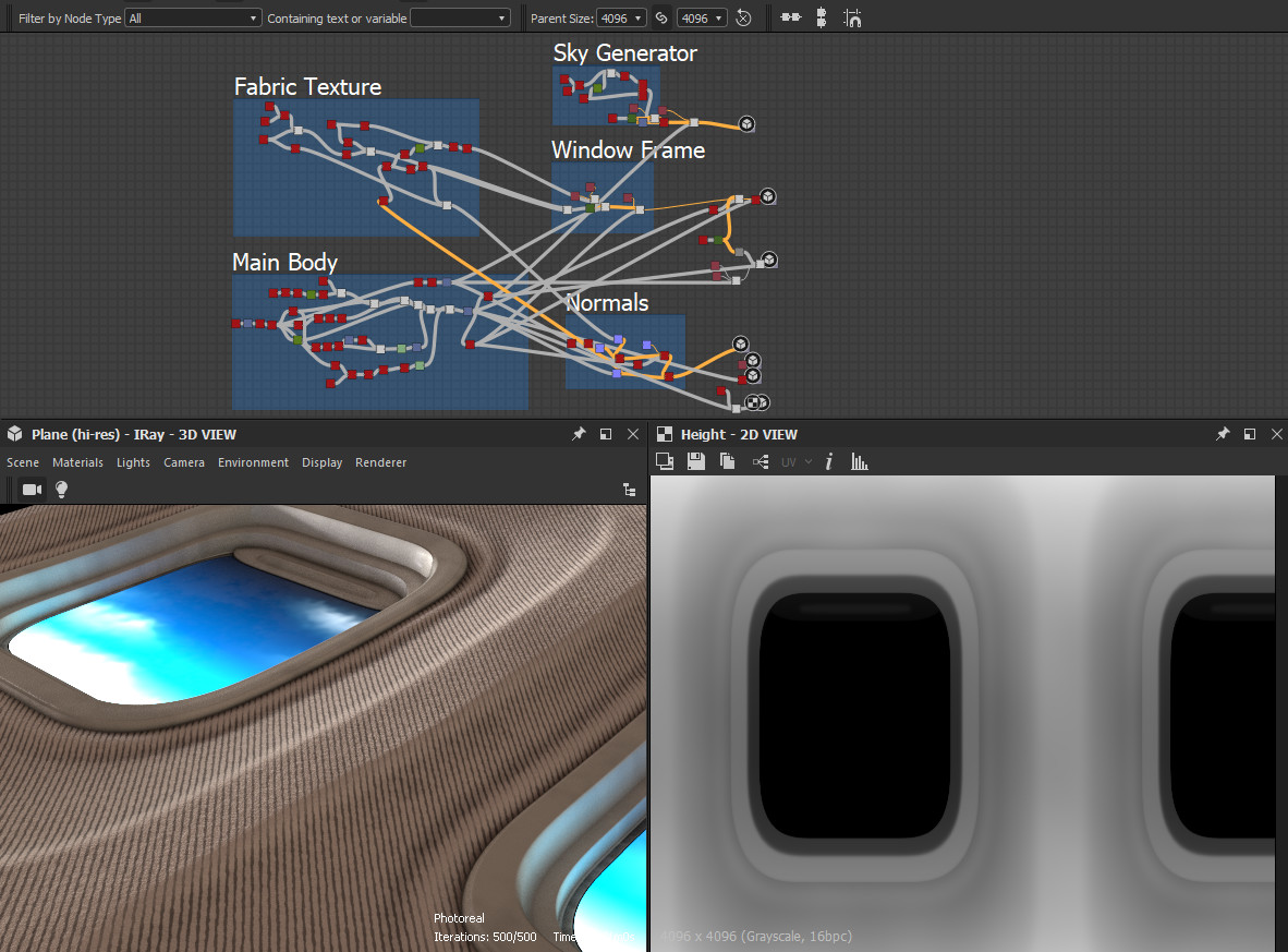 ArtStation - Airplane Window Material | Game Assets
