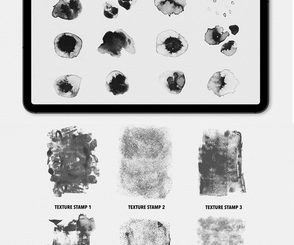 ArtStation - INK BRUSHES FOR PROCREATE 5 | Brushes