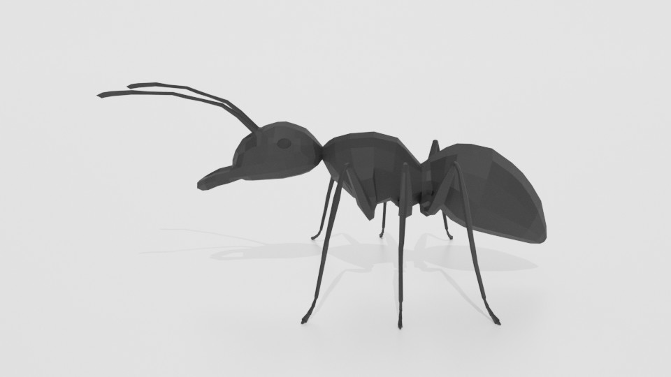 ArtStation - Low Poly Cartoon Ant | Game Assets