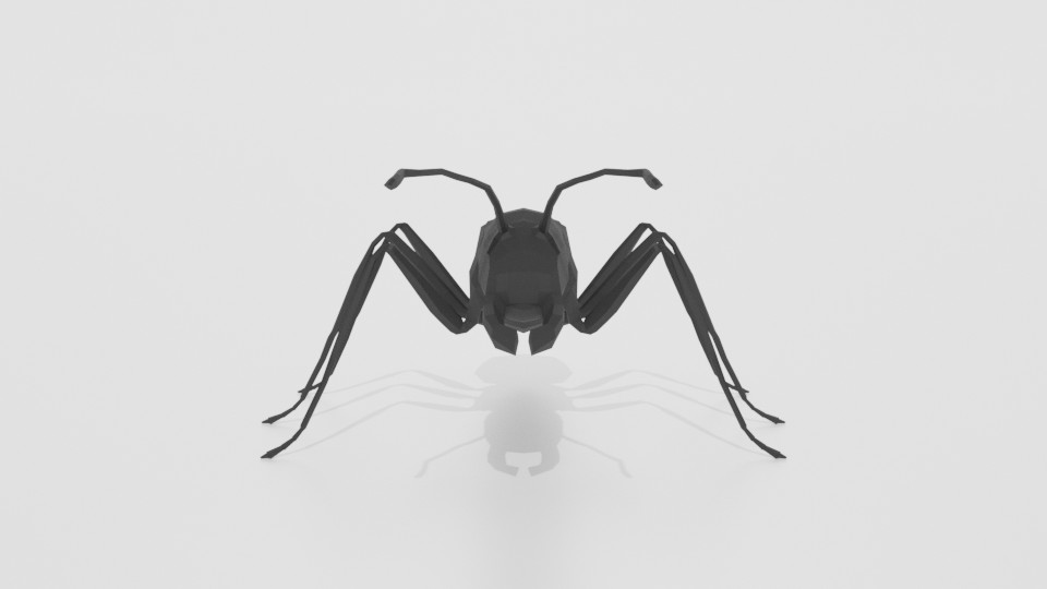 ArtStation - Low Poly Cartoon Ant | Game Assets