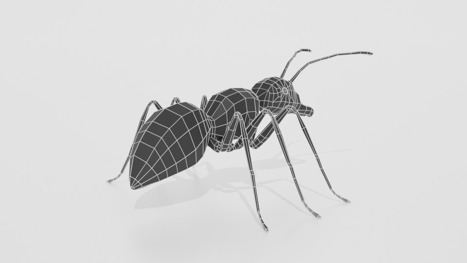 ArtStation - Low Poly Cartoon Ant | Game Assets