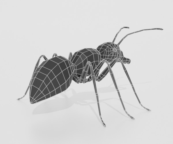 ArtStation - Low Poly Cartoon Ant | Game Assets