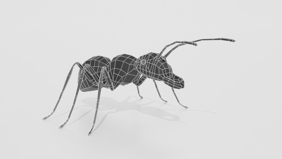 ArtStation - Low Poly Cartoon Ant | Game Assets