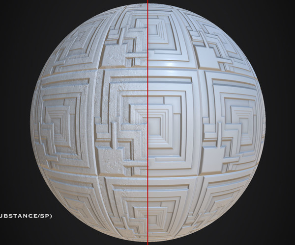 ArtStation - Replicant tile - Blade Runner / Ennis House / Frank Lloyd ...