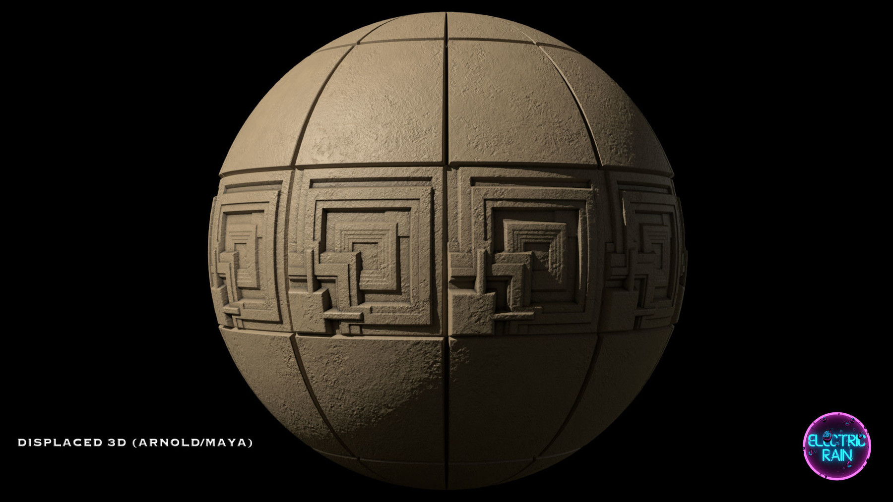 ArtStation - Replicant tile - Blade Runner / Ennis House / Frank Lloyd ...