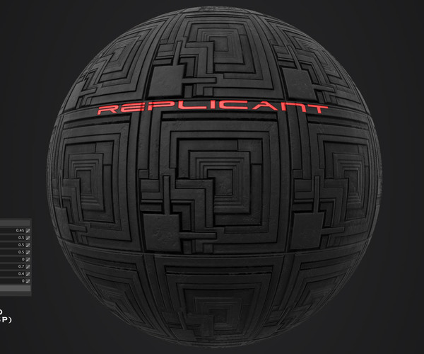 ArtStation - Replicant tile - Blade Runner / Ennis House / Frank Lloyd ...
