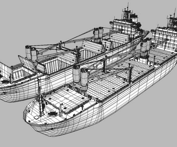 ArtStation - General Cargo Ship | Resources