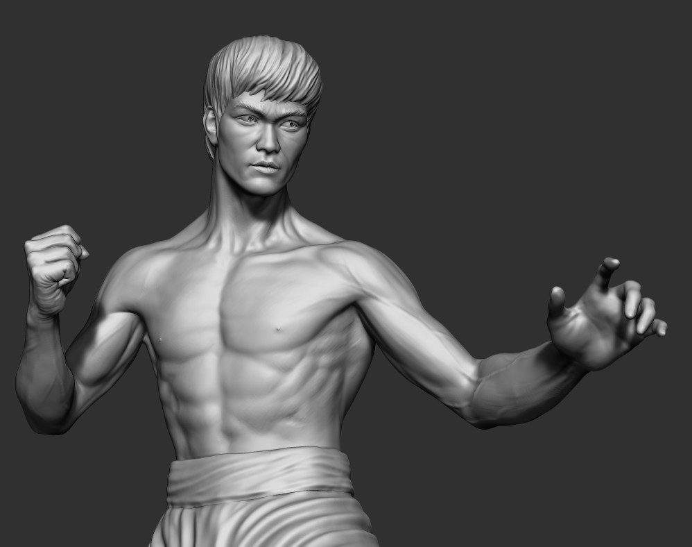 ArtStation - Bruce Lee 3d model | Resources