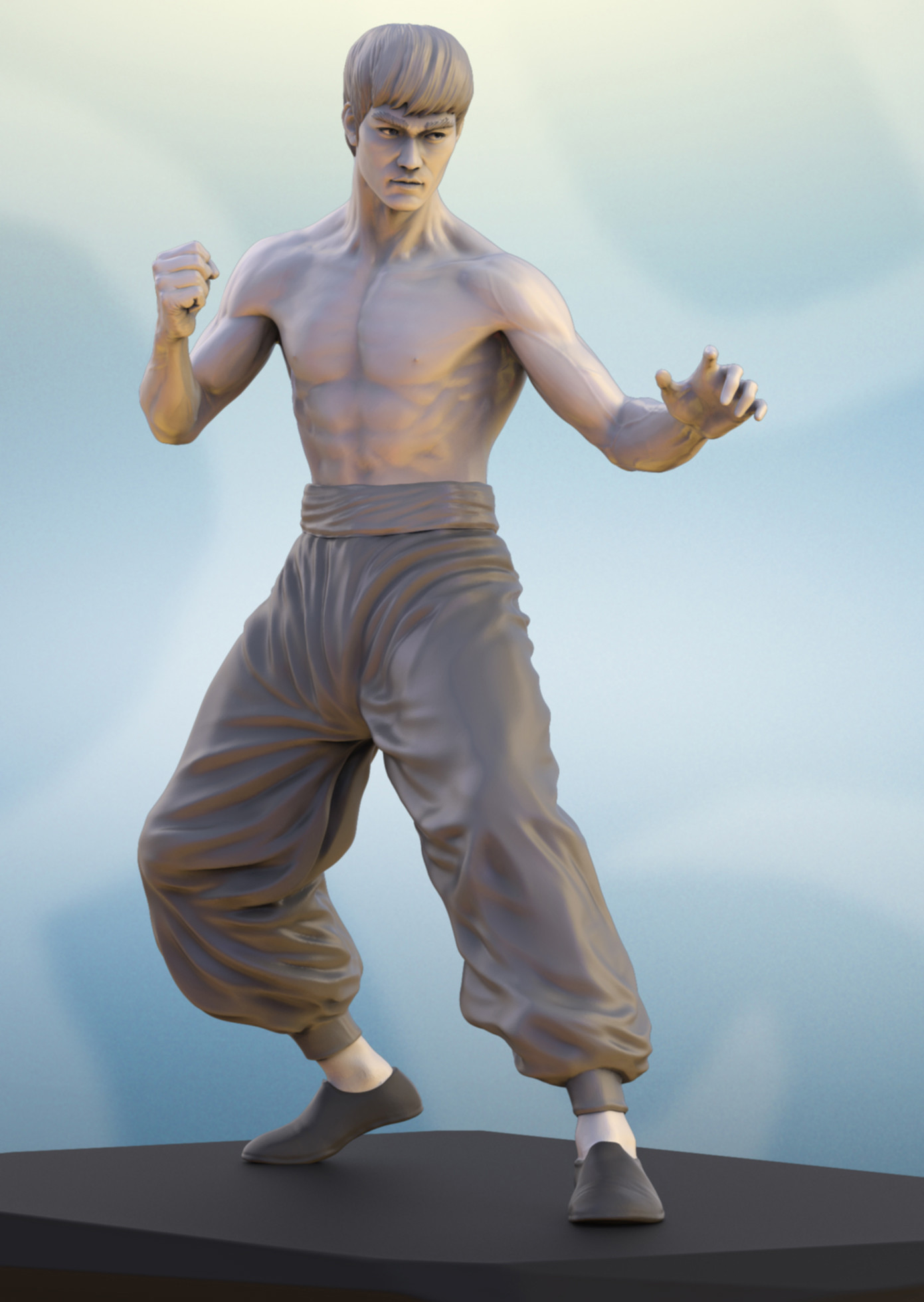 ArtStation - Bruce Lee 3d model | Resources