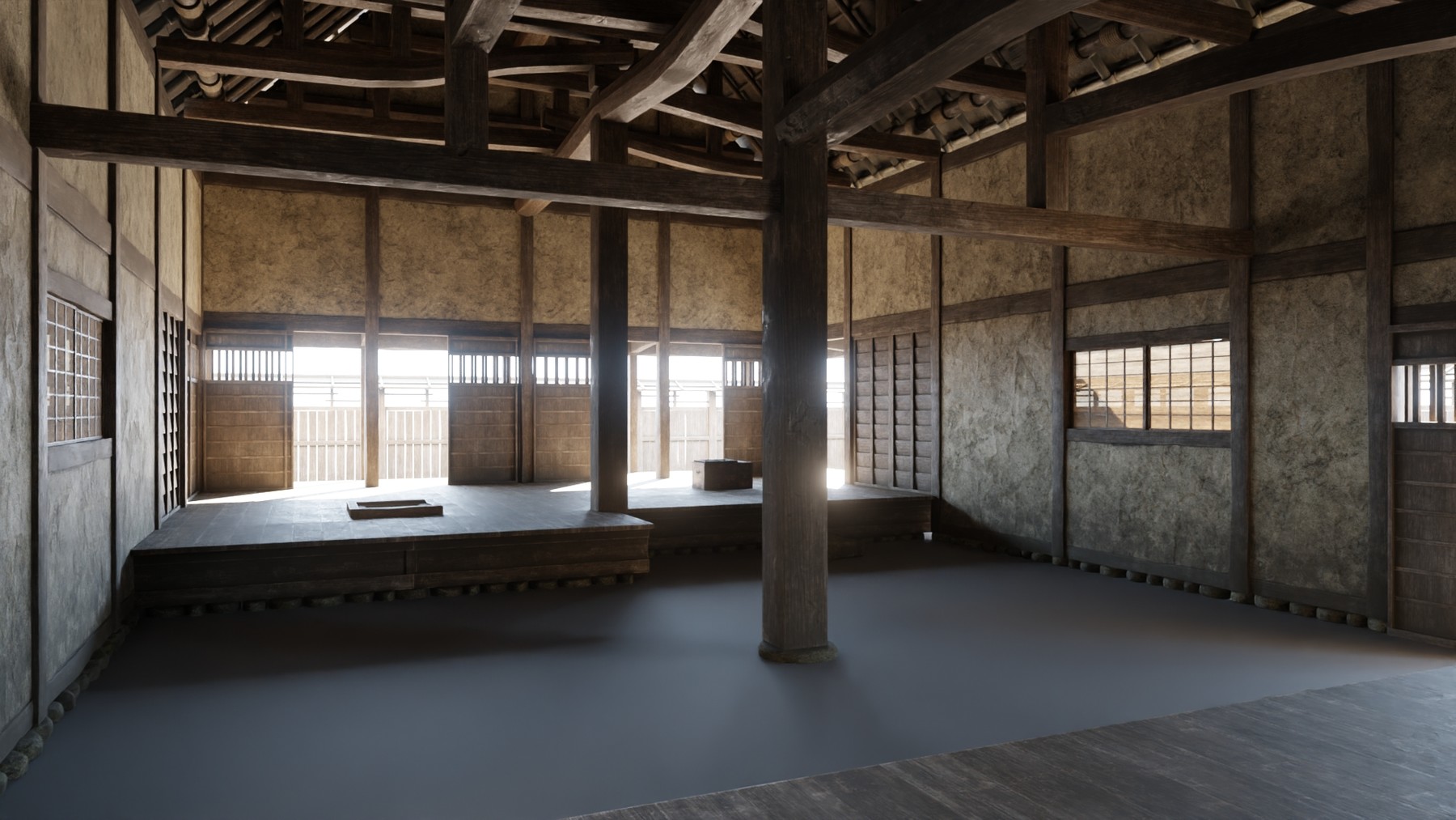 ArtStation - Japanese Modular Folk Houses | Game Assets