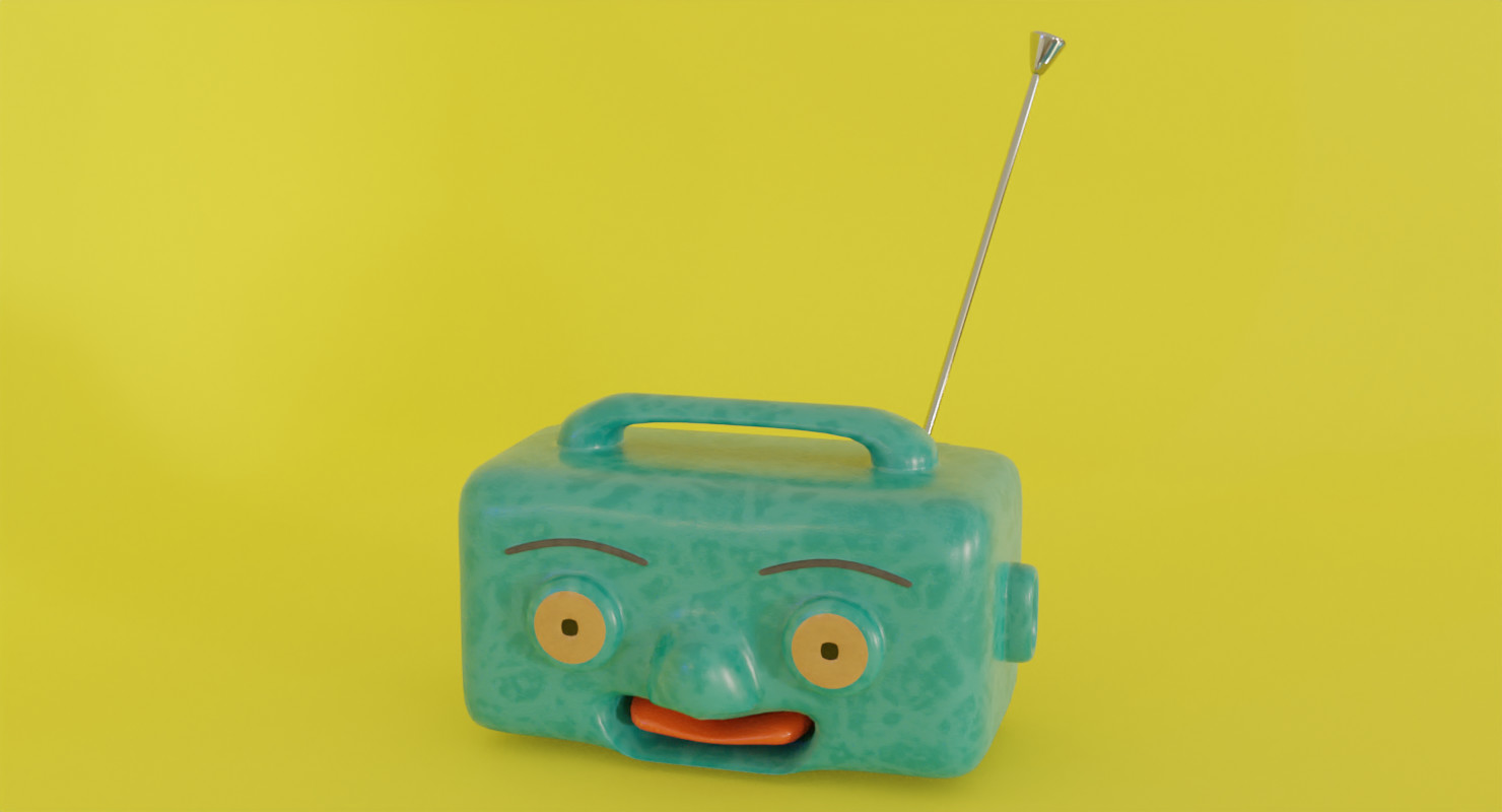 ArtStation - 3D toy radio in Blender and other formats | Resources