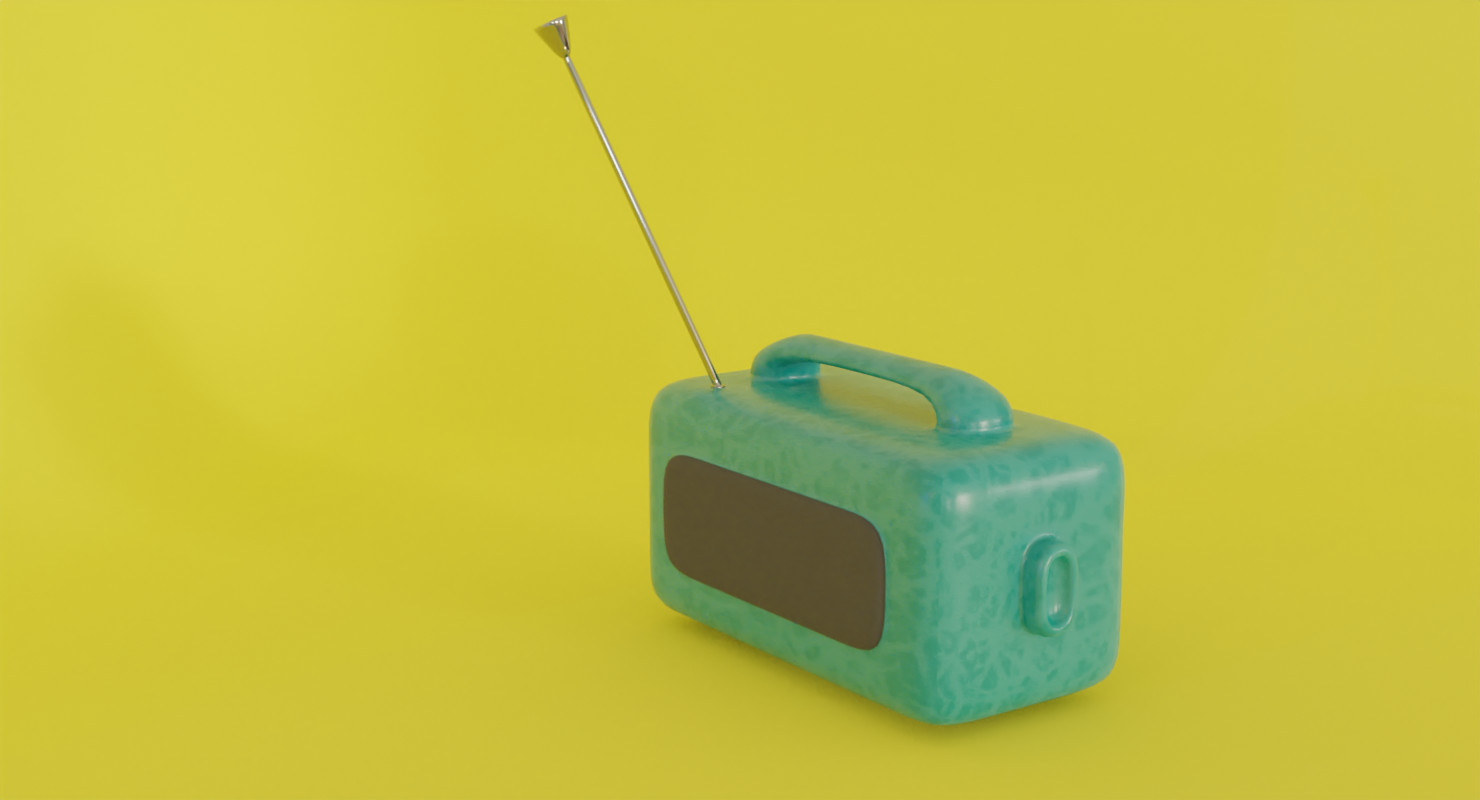 ArtStation - 3D toy radio in Blender and other formats | Resources