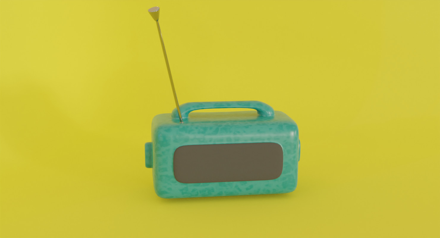 ArtStation - 3D toy radio in Blender and other formats | Resources