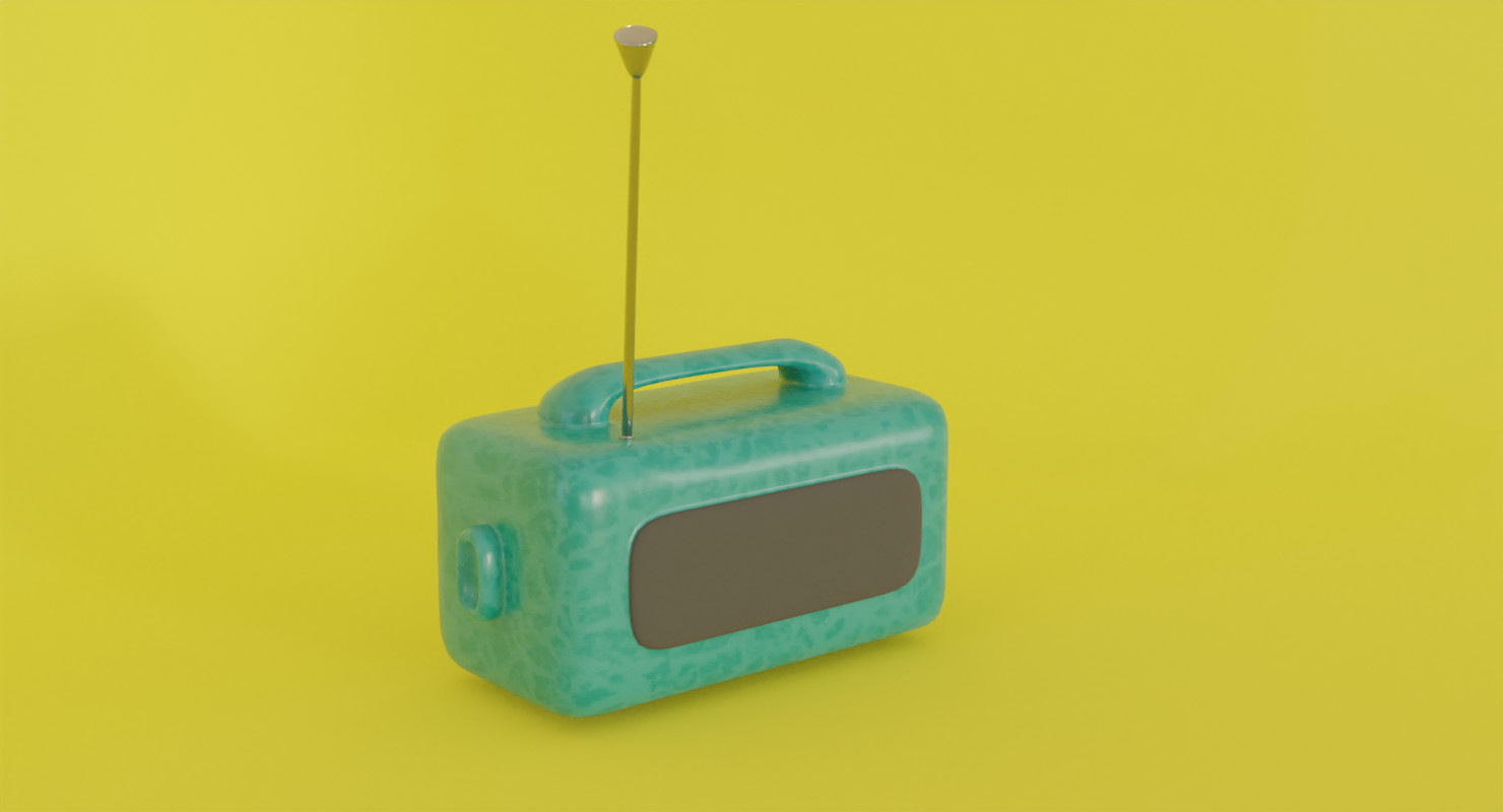 ArtStation - 3D toy radio in Blender and other formats | Resources