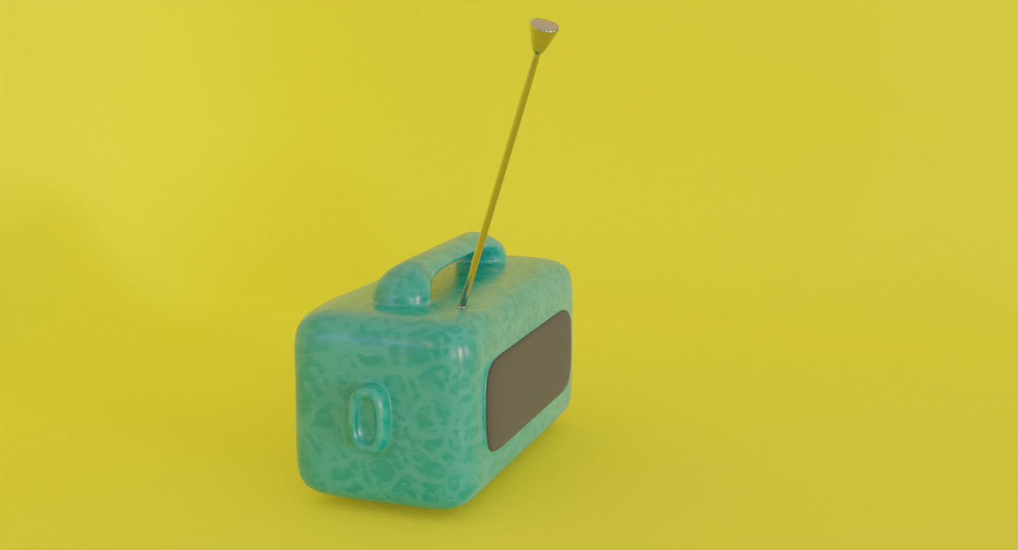 ArtStation - 3D toy radio in Blender and other formats | Resources