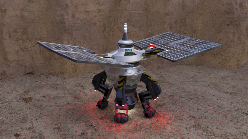 ArtStation - Satellite rover concept design | Game Assets