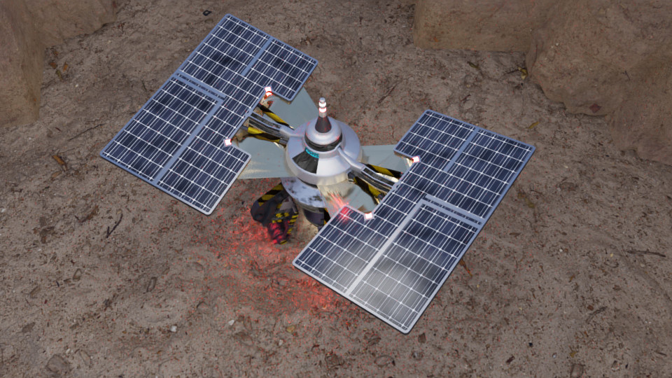 ArtStation - Satellite rover concept design | Game Assets