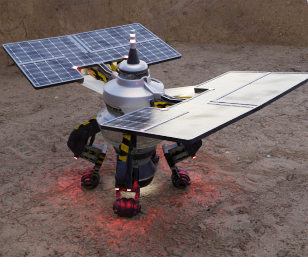 ArtStation - Satellite rover concept design | Game Assets