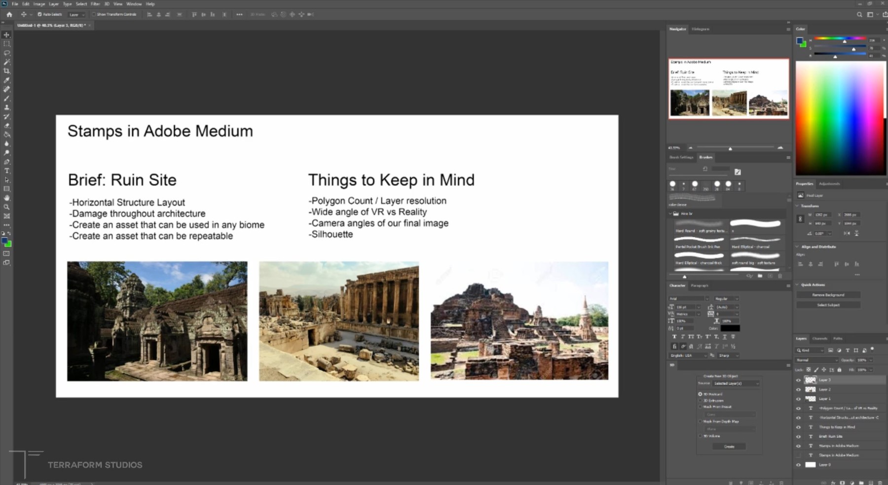 ArtStation - Medium by Adobe Stamp Tutorial | Tutorials