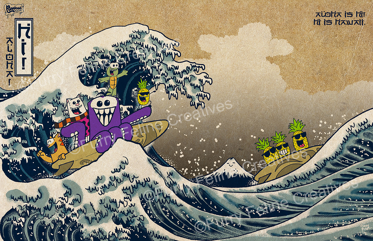 ArtStation - "Hi" Wave Aloha | Artworks