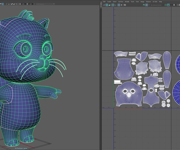ArtStation - Cartoon Biped Cat | Resources
