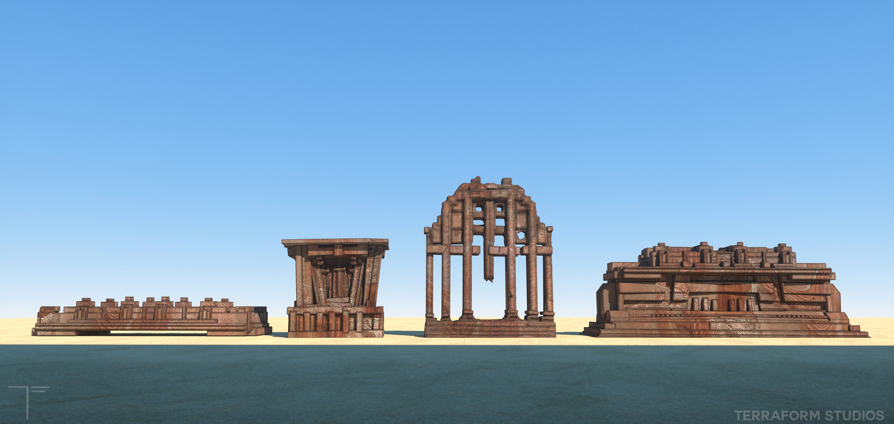 ArtStation - Ruins Kitbash & Medium Tutorial [Bundle] | Resources