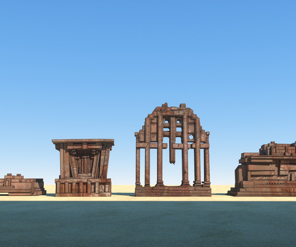 ArtStation - Ruins Kitbash & Medium Tutorial [Bundle] | Resources