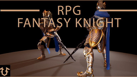 ArtStation - RPG Fantasy Knight | Game Assets