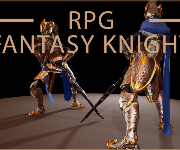 ArtStation - RPG Fantasy Knight | Game Assets