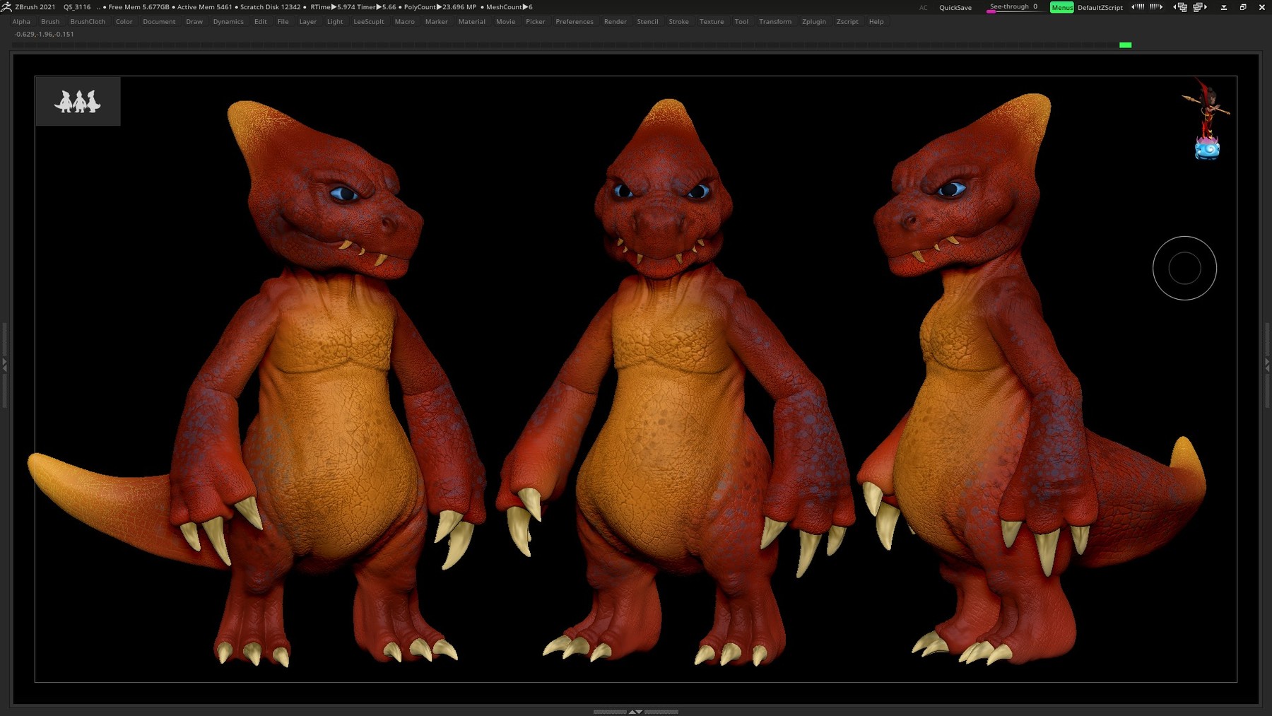 ArtStation - Charmeleon Pokemon | Game Assets