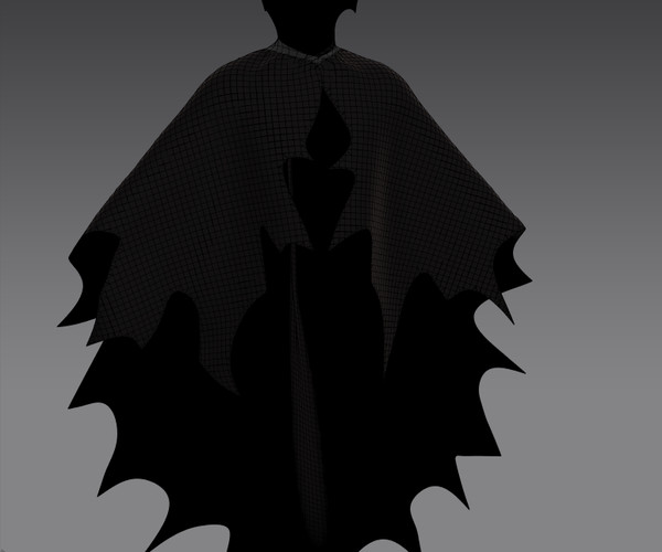 ArtStation - Vampire Bat Cape | Game Assets