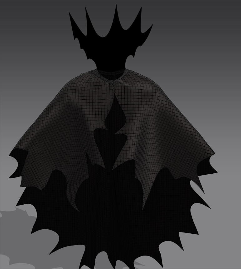 ArtStation - Vampire Bat Cape | Game Assets