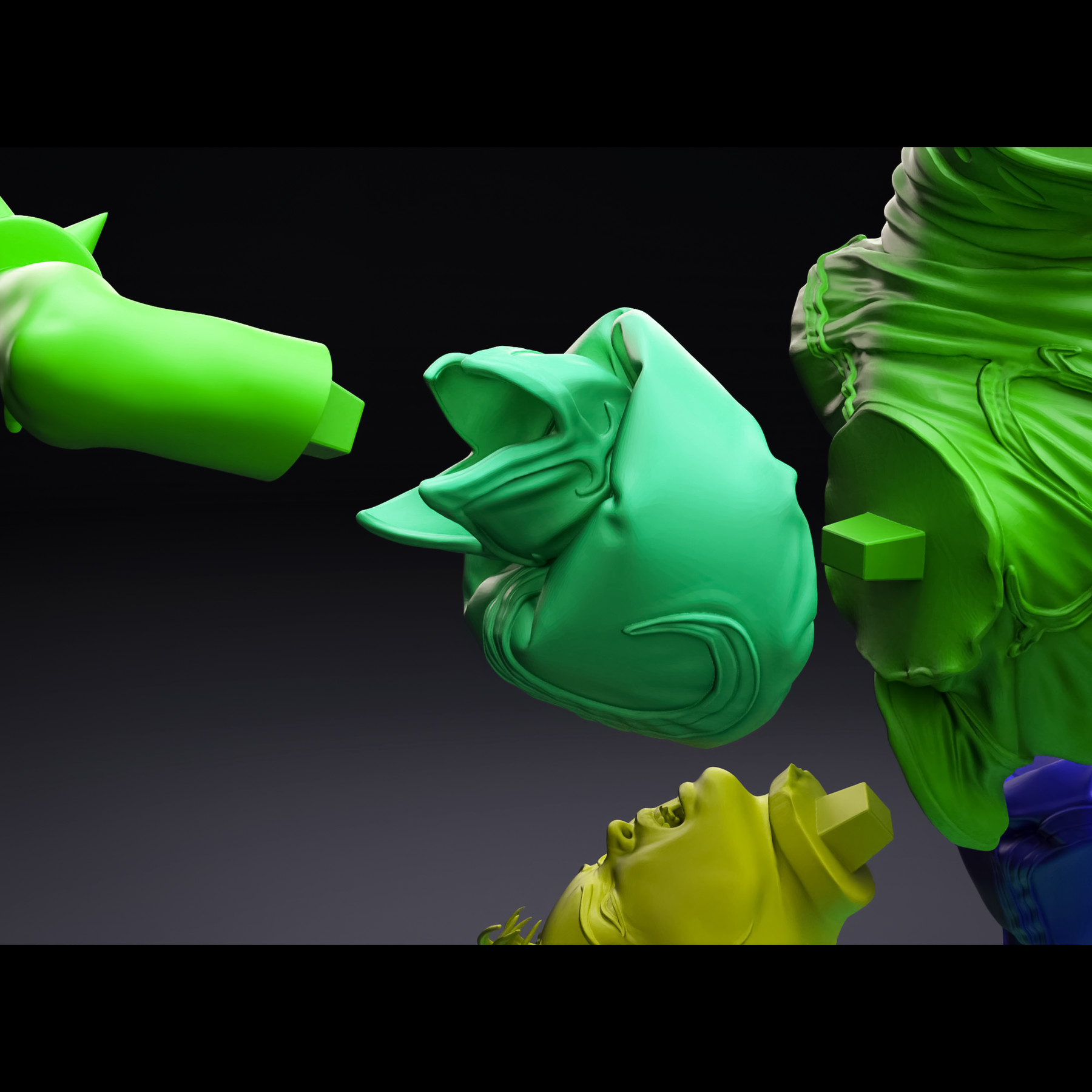 ArtStation - Chun-Li Spinning Bird Kick Fan Art for 3D Print | Resources