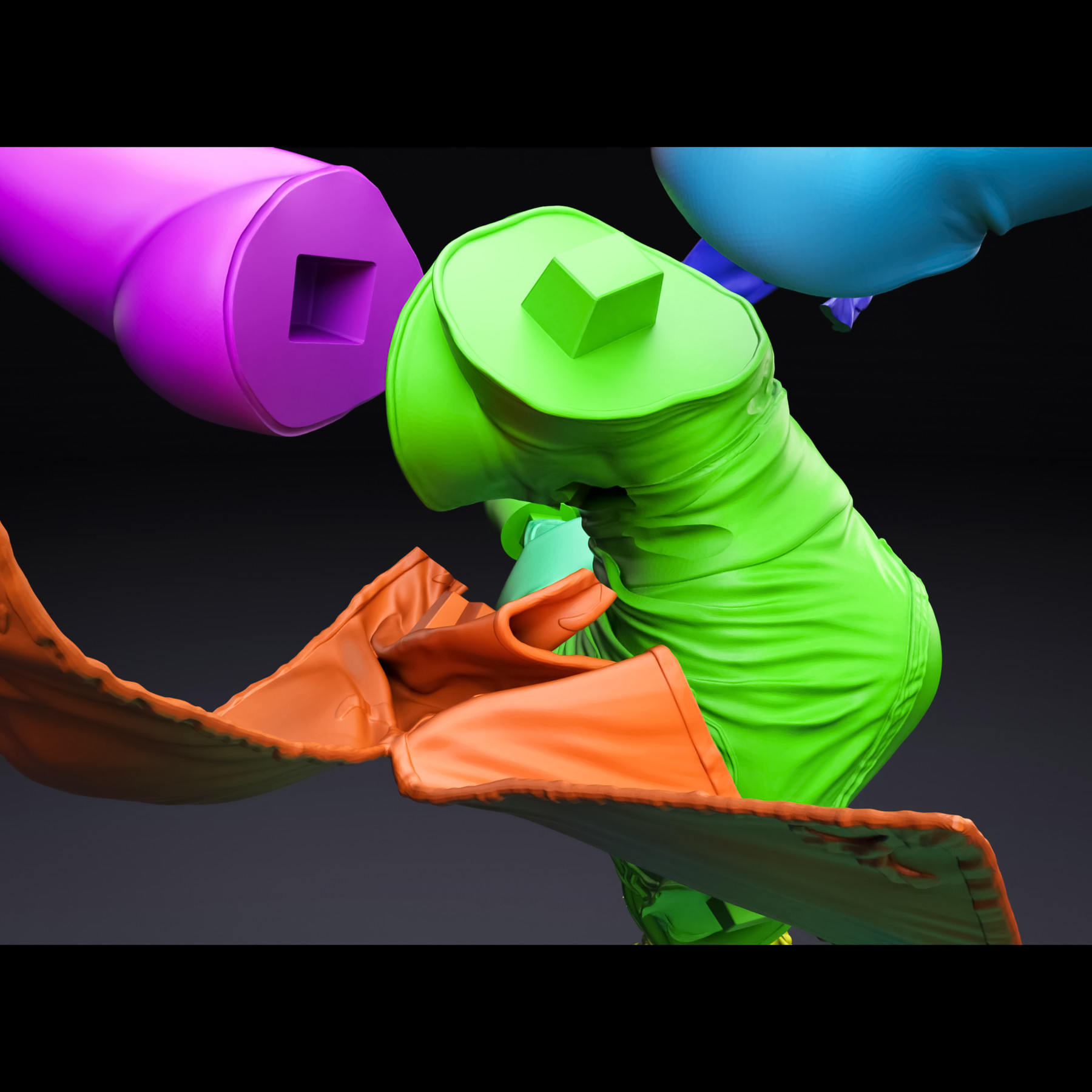 ArtStation - Chun-Li Spinning Bird Kick Fan Art for 3D Print | Resources