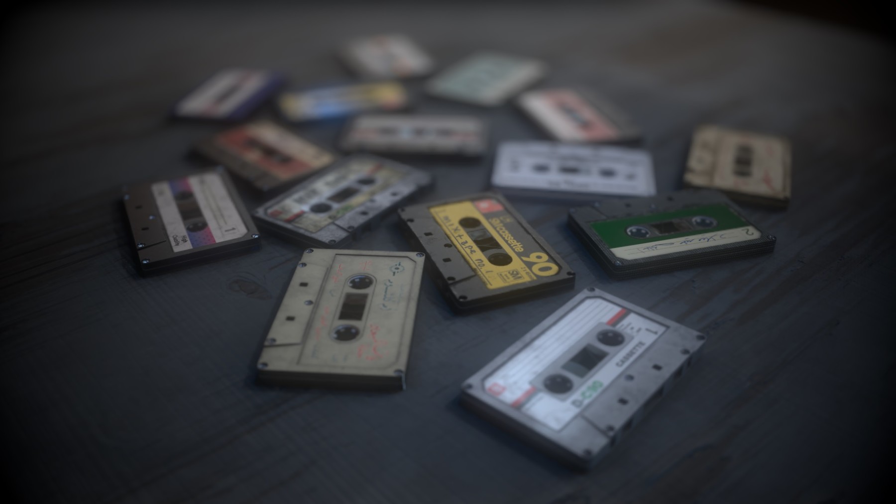 ArtStation - 15 Cassette Tapes | Game Assets