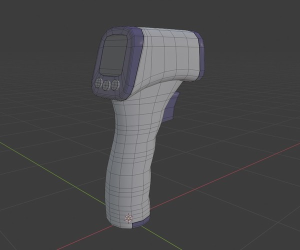 ArtStation - Infrared Thermometer 3D Model | Game Assets