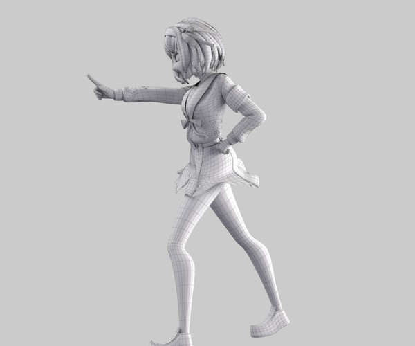 ArtStation - Haruhi 3D model | Resources